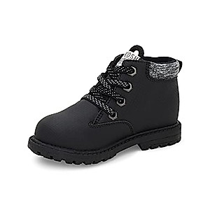 OshKosh B'Gosh Boy's Ramon Fashion Boot, Black, 9 Toddler