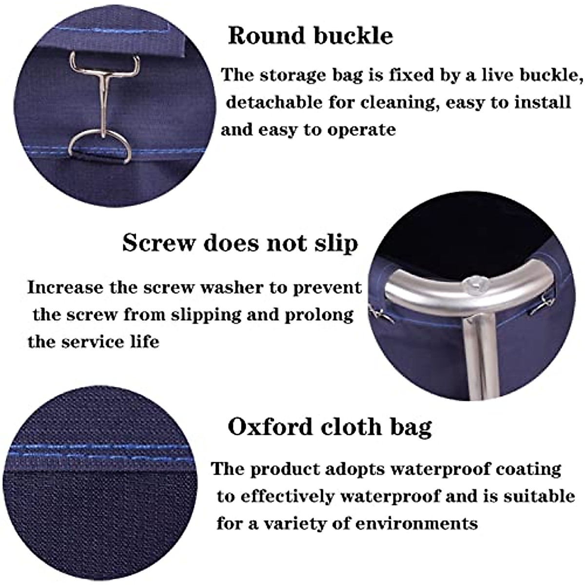 CXWAWSZ 10 Bushel Laundry Cart with Wheels Heavy Duty Home Laundry Cart Large Commercial Industrial Laundry Baskets with Steel Frame and Waterproof Oxford Cloth, 300 Lbs Weight Capacity