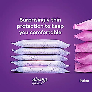 Always Discreet Incontinence Pads, Heavy Absorbency, Regular Length, 48 Count