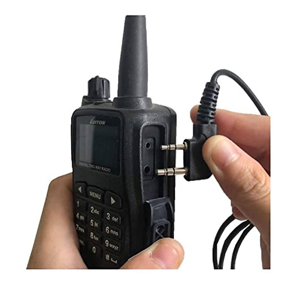 Walkie Talkies Earpieces (10 Packs) 2 Pin Covert Air Acoustic Tube Headset for Retevis H-777 Kenwood PUXING Baofeng UV-5R BF-888S 2 Way Radio