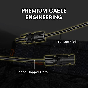 Nurzviy SolarEpoch 1-to-4 Solar Panel Connector Parallel Adapter Cable Solar Connectors Y Branch Parallel Wire Plug Tool Kit for Solar Panel (M/FFFF and F/MMMM)