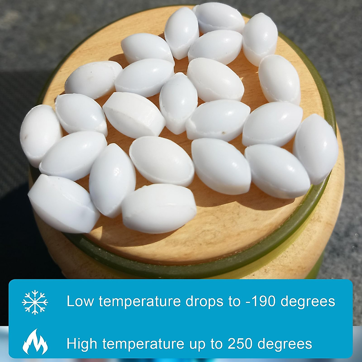 Magnetic Stirrer Stir Bar PTFE Magnetic Mixer Stir Bars (6x10mm, Olive Shape, 10pcs)