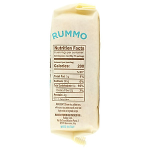 RUMMO SPA Rigatoni N degree 50 | Italian Gluten Free Pasta | 12 Ounce (Pack of 4)