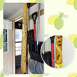 20 Pack Fly Strips, Sticky Fly Trap Indoor/Outdoor Hanging, Fly Ribbon Tape Paper, Gnat Killer Traps Catcher for Fruit Flies, Bug, Insect, Pest, Mosquito