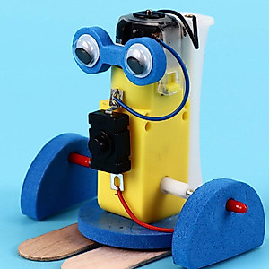 Kisangel Kids Kids Robotics 1 Set DIY Robot Kit Assembly Crawling Robot for Kids and Brain Kid