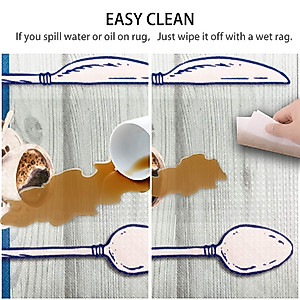 AGELMAT Kitchen Mat,[2PCS] Memory Foam Anti Fatigue Floor Mat Waterproof Standing Kitchen Rugs and Mats for Office, No-Slip Ergonomic Carpet for Sink Garage Laundry