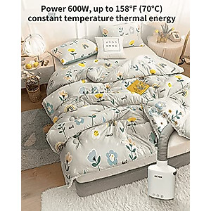 OCTIDE Multifunctional Portable Dryer, Shoe Dryer, Quilt Dryer, with Hand Warmer, Foldable, Intelligent Timing, Suitable for Home, Travel, Dormitory, 600W High Power.