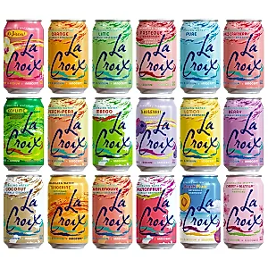 La Croix Sparkling Water Variety Pack, 12 Fl Oz Cans - In Sanisco Box (18 Pack) (La croix)