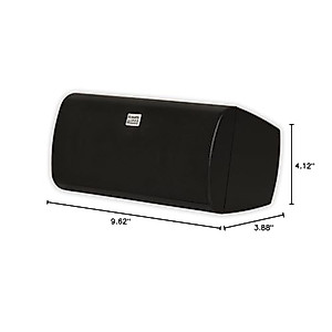 Acoustic Audio by Goldwood Acoustic Audio AA35CB Indoor Center 3 Way Speaker 400 Watts Black Bookshelf, 3-Inch