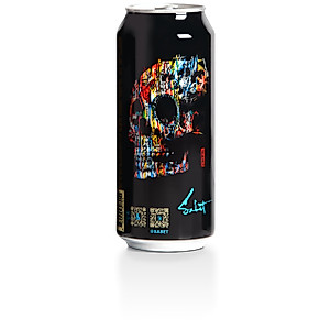 Bored & Thirsty Ionized Alkaline Water with Electrolytes & Trace Minerals for a Smooth Taste. Limited Edition Art Collabs 100% Recyclable 16 Fl Oz Aluminum Cans (4 Pack). Stop Single Use Plastic!