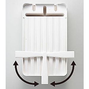 Yamazaki Home Drainer-Drying Kitchen Counters | Plastic | Dish Rack, One Size, White