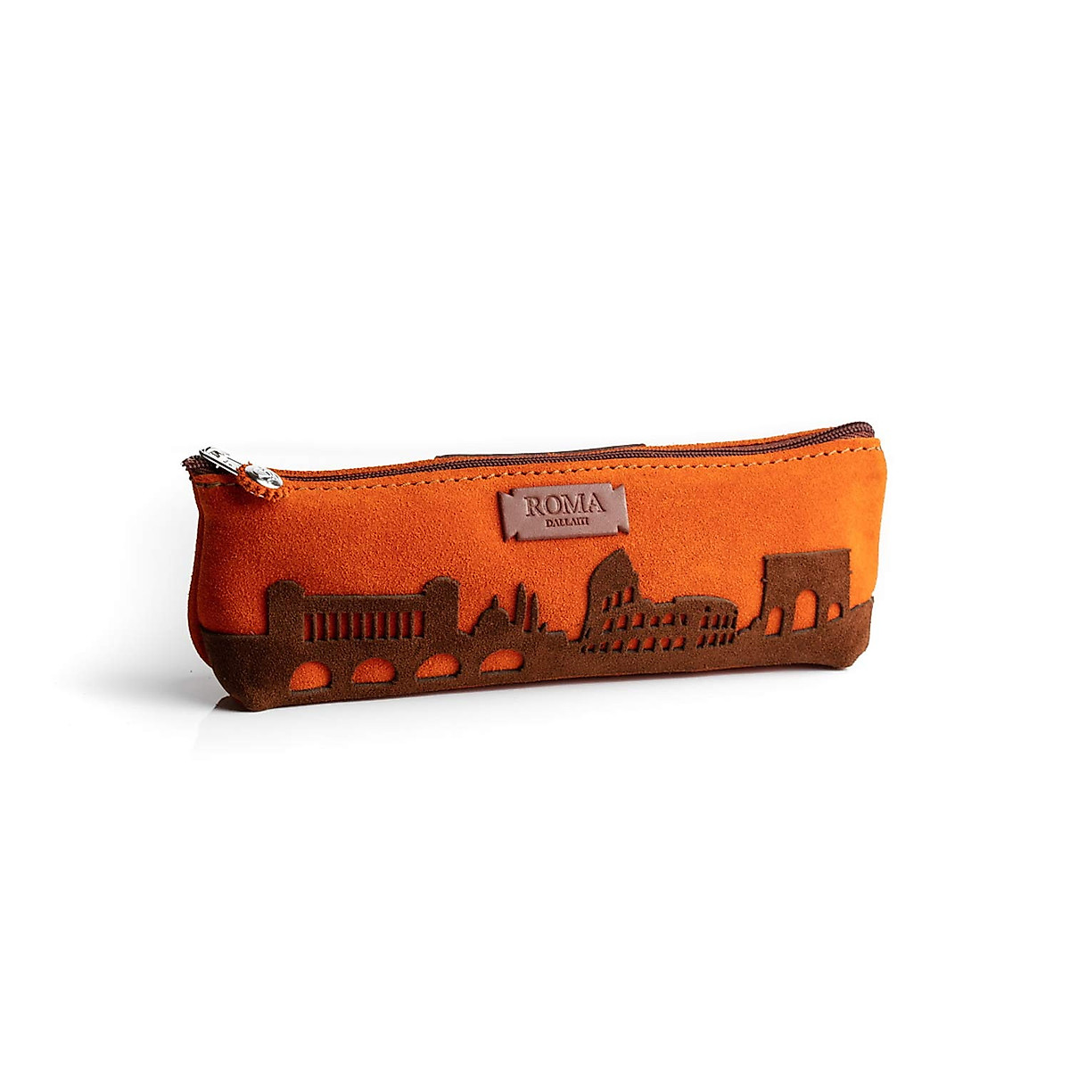 Dalaitti SCMR02/7 Pen Case, Leather, Roma, Orange