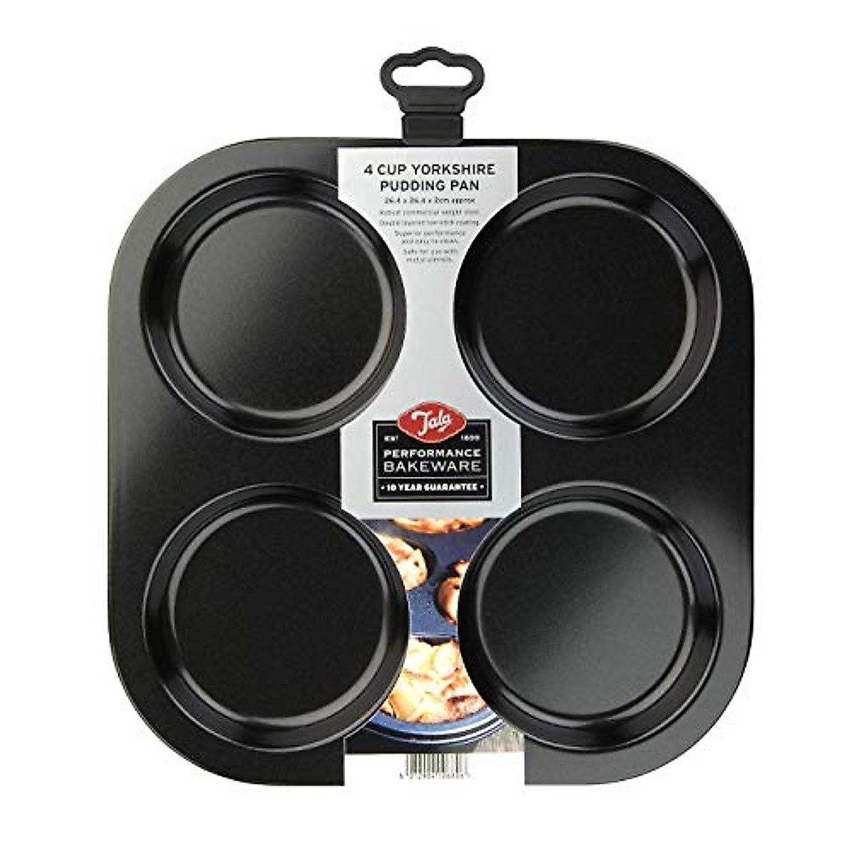 Tala Performance, Yorkshire Pudding Tin, Professional Gauge Carbon Steel with Whitford Eclipse Non-Stick Coating, Roasting and Cooking