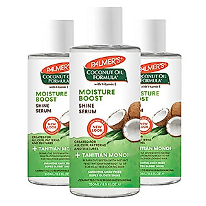 Palmer's Coconut Oil Formula Moisture Boost Hair Shine Serum, 6 Ounce (Pack of 3)