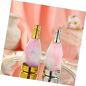 Gadpiparty 20pcs box Favor Container Decorationbridal Birthdays Bottle Showerengagementanniversariesgolden Champagne Birthday Wedding for Weddings Plastic Shaped Candy Bottles Gold