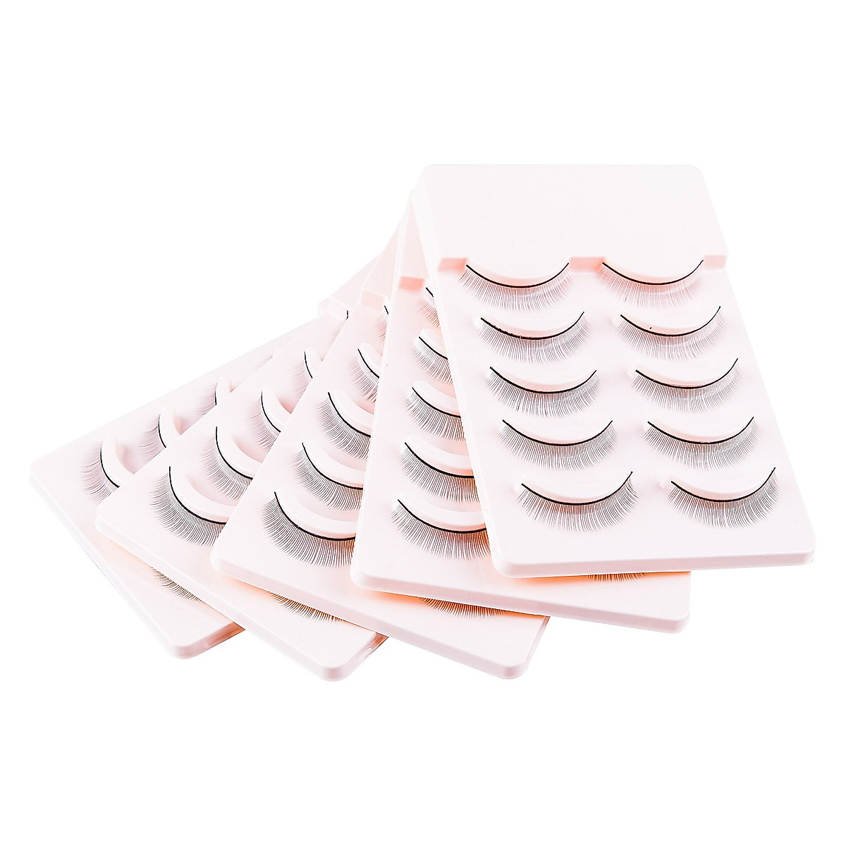 Kenzie Beauty Training Lashes for Eyelash Extension Teaching Practice Lashes 5 Pack
