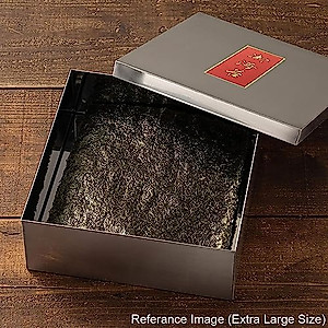 TIKUSAN Japanese Seaweed Container Sushi Nori Can Made in Japan Stainless Steel (Small)