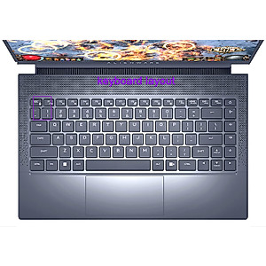 TPU Keyboard Cover Skin Compatible for 2022 Dell Alienware x14 R1 Gaming Laptop 14 inch, Alienware x14 R1 R2 Gaming Laptop Keybpard Skin Accessories (Clear)