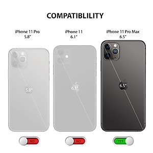 ZUSLAB Case Compatible with Apple iPhone 11 Pro Max Phone Silicone Gel Rubber Bumper Cover, Slim Thin Hard Shell Shockproof Full-Body Protective Case - Neon Pink