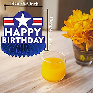 Aircraft Happy Birthday Honeycomb Centerpieces Airplane Aviation Fighter Theme Decor for Boys Men 1st Birthday Party Baby Shower Fighter Jet Party Supplies Favors Decorations Photo Booth Props Gift