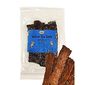 Clean Bowl Club NYC Smoked Venison Dog Treat | All Natural | No Preservatives, No Fillers, No Antibiotics, No Growth Hormone | 4 oz Net Weight