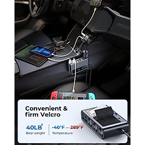 Car Charger Cigarette Lighter Splitter: Joyroom 154W 3 Socket Cigarette Lighter Adapter with PD/Dual QC 3.0 Ports, Separate Switch LED Voltage Display Car Charger Adapter for All Phones & Car Devices