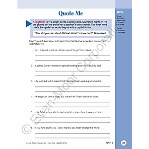 Skill Sharpeners Spell & Write, Grade 5