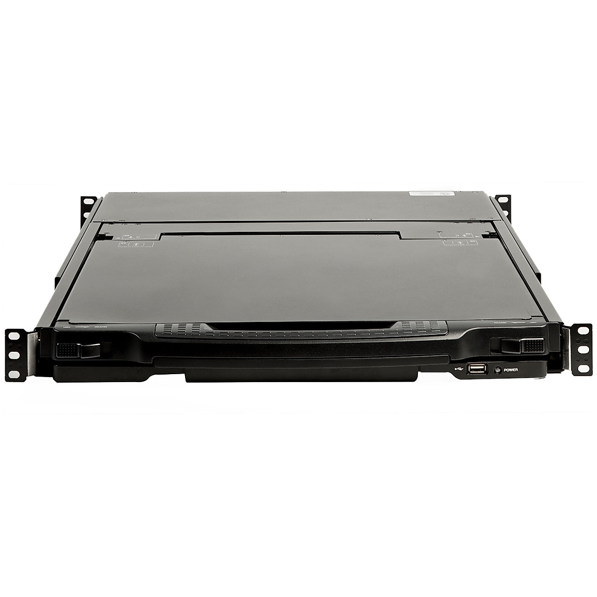 StarTech.com Dual Rail Rackmount KVM Console HD 1080p - Single Port DVI/VGA KVM w/17" LCD Monitor for Server Rack - Fully Featured 1U LCD KVM Drawer w/Cables - USB Support - 44230 MTBF (RKCOND17HD)