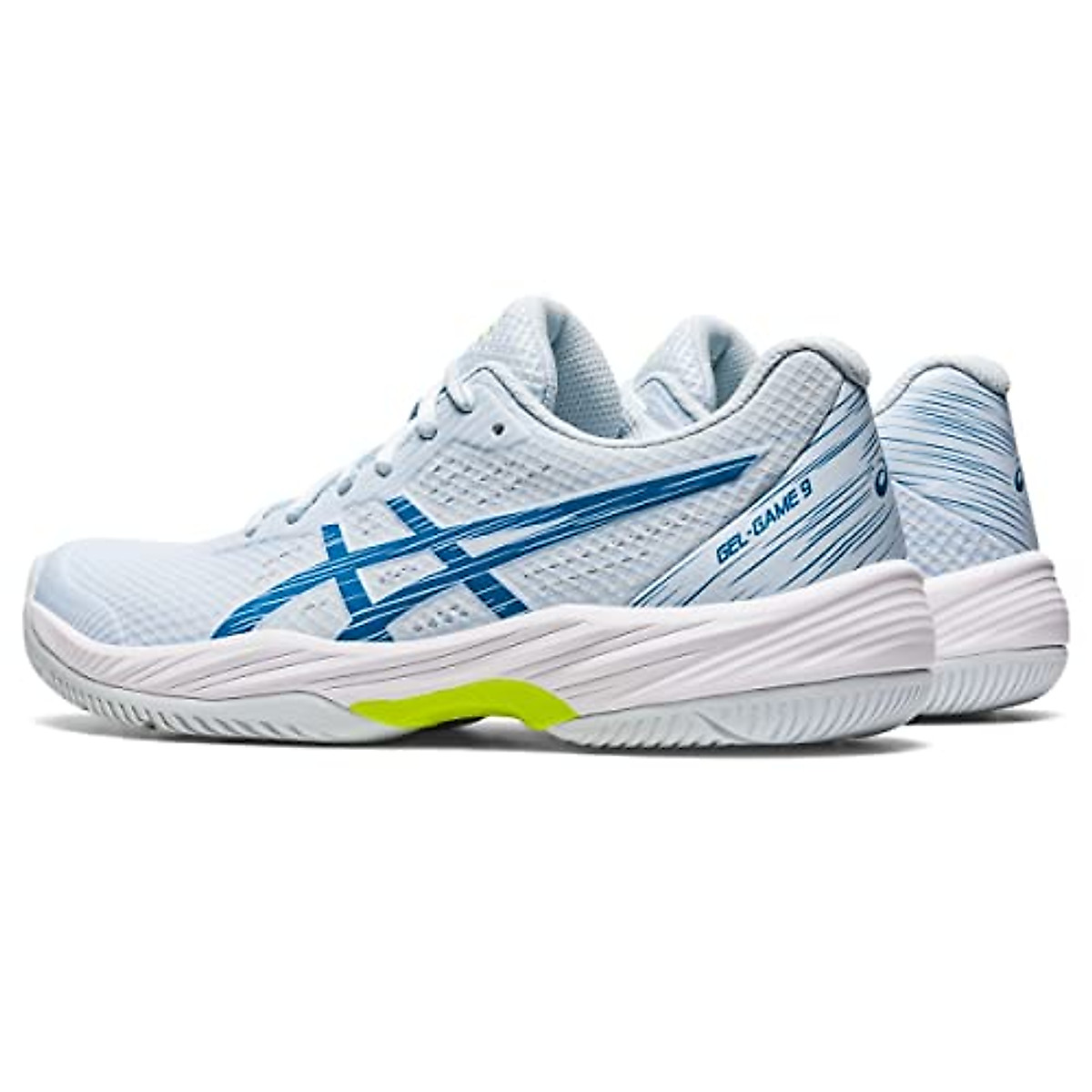 ASICS Women's Gel-Game 9 Tennis Shoes, 9, Sky/Reborn Blue