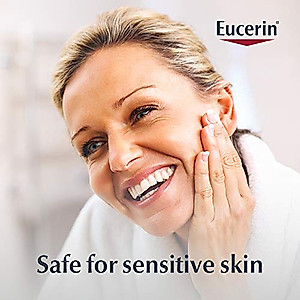 Eucerin Q10 Anti-Wrinkle Face Cream, Unscented Face Cream for Sensitive Skin, 1.7 Oz Jar