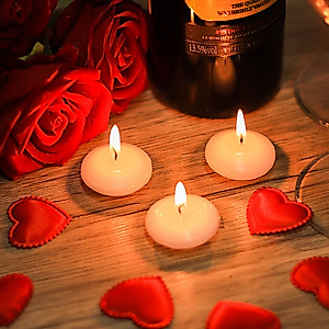 20 Pcs Floating Candles Centerpieces, 1.5 Inch Unscented Floating Candles Small Decoration, Floating Candles Vases for Valentine's Day, Thanksgiving, Wedding, Holiday, Parties and Home Decor