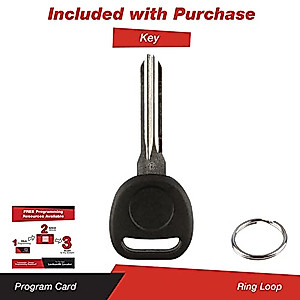 KeylessOption Keyless Entry Remote Control Car Key Fob Replacement for 15913415 with Key