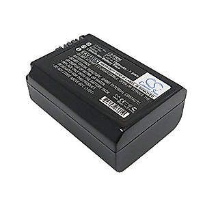Replacement Battery for Sony DLSR A55, ILCE-5000, ILCE-5100, ILCE-6000, ILCE-7, ILCE-7/B, ILCE-7K/B, ILCE-7R/B, ILCE-7S, Mirrorless Alpha A3000, Mirrorless Alpha A5000, 7.4V/1300mAh