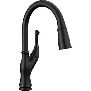 Delta Faucet Ophelia Matte Black Kitchen Faucet Touch, Touch2O Technology, MagnaTite Docking, Single-Handle, 19888TZ-BL-DST