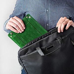 RILOL Dice Tray & Dice Bag Set by Dragon Nest Store | Quality Folding Rectangle Rolling Tray & Velvet Storage Pouch for DND Metal Dice | Ideal for Dungeons&Dragons RPG Board & Table Games