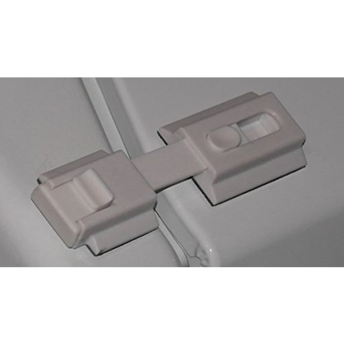 The Guardian Refrigerator Lock for Any Home Appliance, Used for Infants, Special Needs Children and Dementia Patients (Black) - One Lock