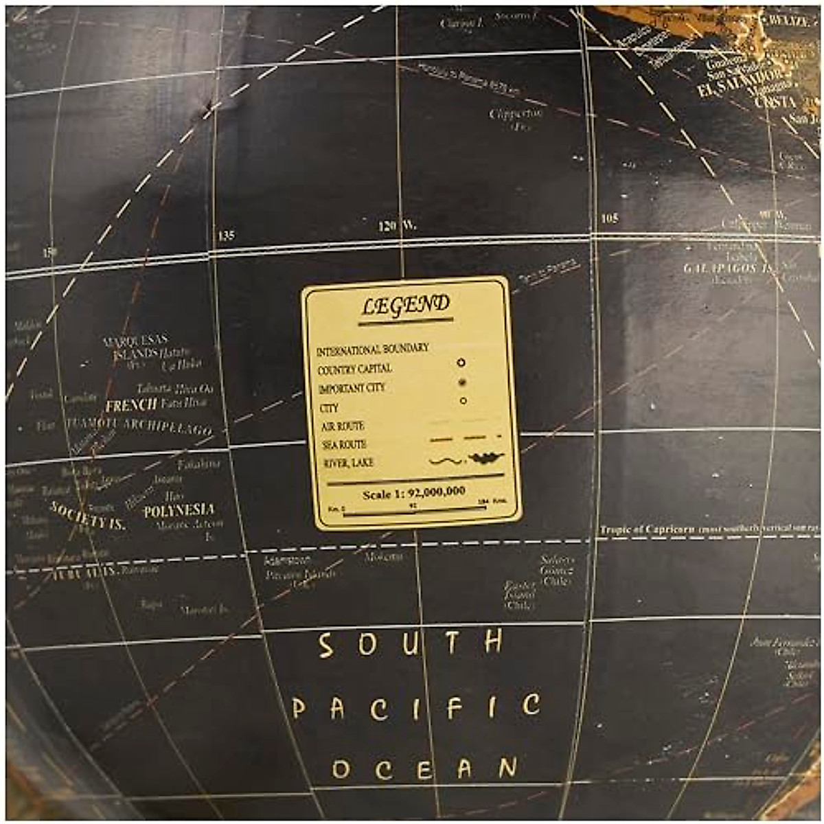 Deco 79 Globe, SMALL SIZE, Brown