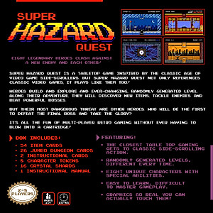 Super Hazard Quest - The Board-Game Played Like a Retro Pixel Video Game!