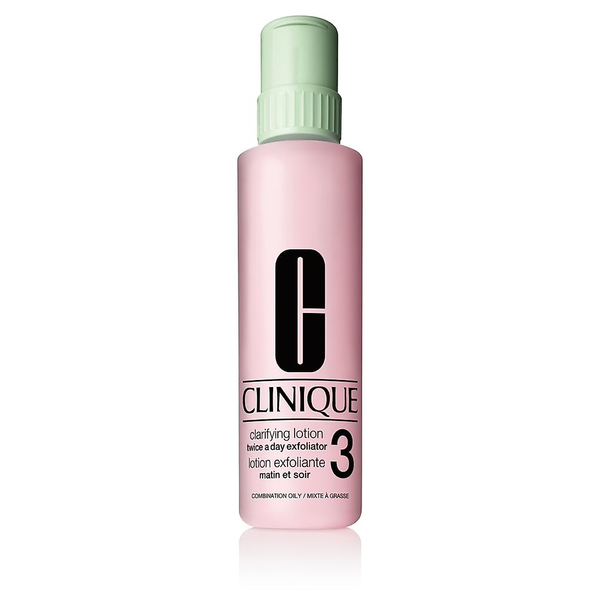 Clinique 3-Step Clarifying Lotion Face Exfoliator For Combination Oily Skin Types, Combination Oily Skin, 16.5 Fl Oz