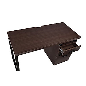 Acme Coy 3-Drawer Wooden Home Office Desk in Dark Oak