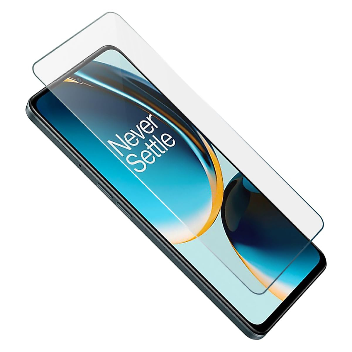 XINXUSONG 2Pcs One Plus Nord N30 Screen Protector, Anti-Scratch 9H HD Clear No-Bubble Tempered Glass Screen Protector Protective Film For One Plus Nord N30