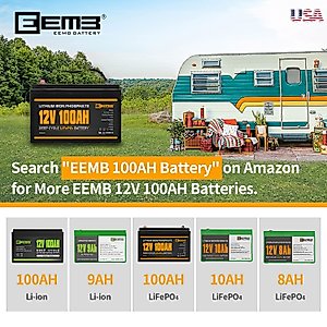 EEMB Lithium Polymer Battery 3.7V 2000mAh 103454 Lipo Rechargeable Battery Pack with Wire JST Connector for Speaker and Wireless Device- Confirm Device & Connector Polarity Before Purchase