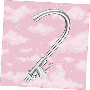 DOITOOL 3pcs Kitchen Water Tap Waterfall Bathtub Faucet Waterfall Bathroom Faucet Waterfall Tub Faucet Home Water Faucet Waterfalls Outdoor Sink Faucets Waterfall Faucet Spout Laundry Tub