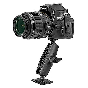 ARKON Heavy Duty 4 Hole AMPS Wall Mounting Pedestal for Cameras and Video Cameras with 1/4 20 Mounting Pattern