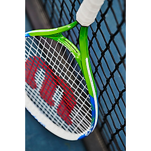 WILSON US Open Junior/Youth Recreational Tennis Rackets, Alloy steel, Blue/Green/White
