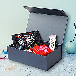 PACKHUB Gift Box with Magnetic Closure Lid 12" X 6" X 4" Luxury for Gift Packaging, Bridesmaid Proposal Box, Magnetic Gift Box for Gifts…