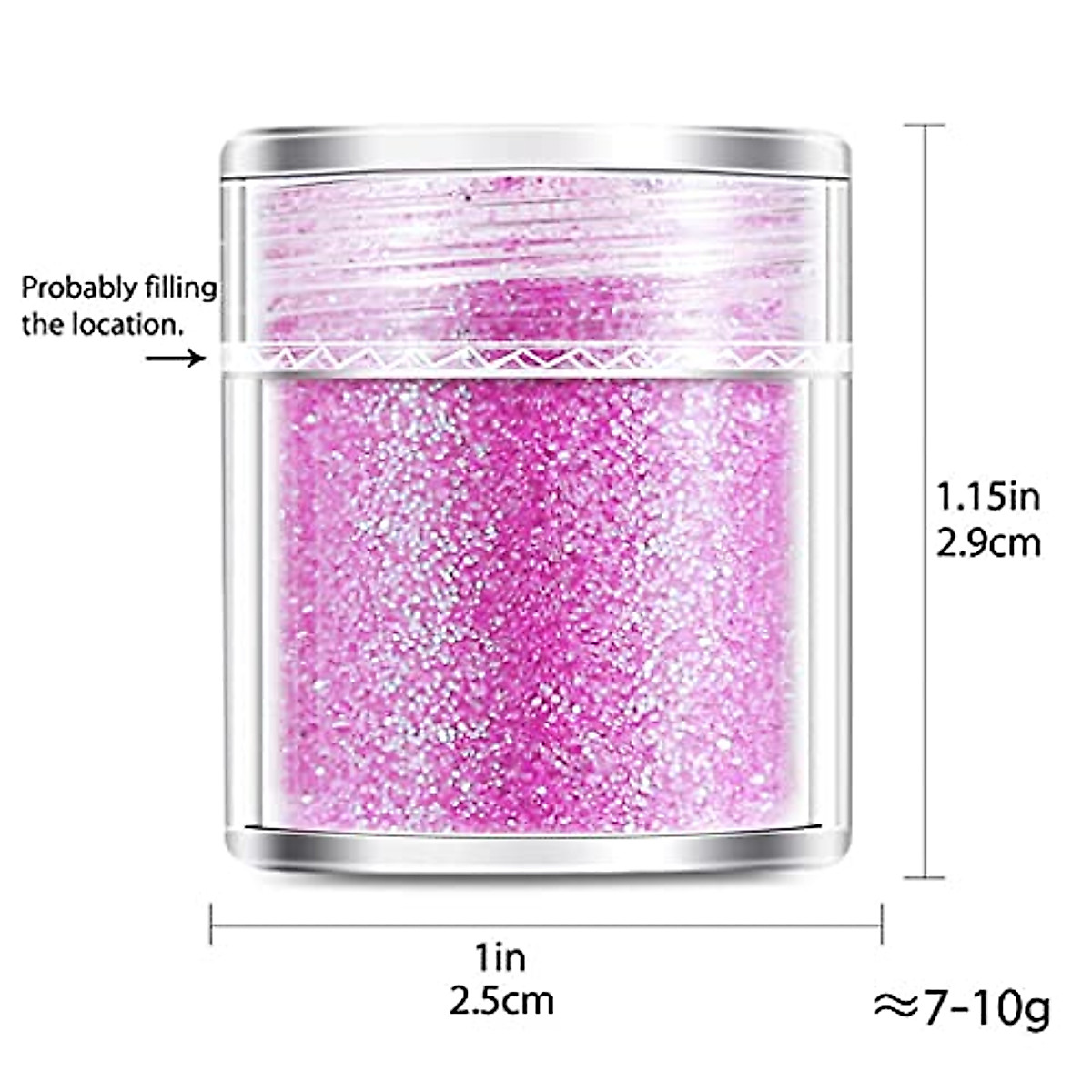 Crystal Sequins Epoxy Resin Mold Filler Glitter Holographic Nail Sequins for Nail Art Decorations