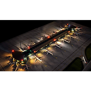 GJARPTC Airport Terminal Double ROTUNDA GEMGJARPTC 1:400 Gemini Jets Airport Terminal with 22 Gates (pre-Painted/pre-Built)