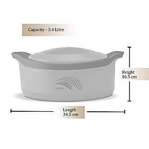 Milton New Marvel 3500 Inner Steel Casserole, 3400 ml, Brown