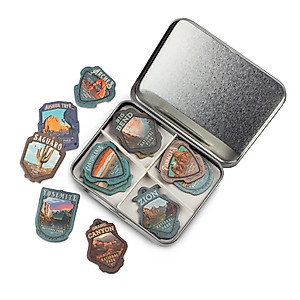 Lantern Press Protect Our National Parks Magnets Set of 12, Series 2 - Southwest